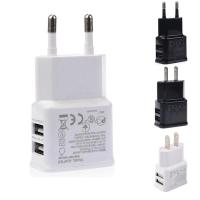 China 5v Dual Usb Fast Charging 2-Port Wall Charger 2.4 Amp Usb Plug Charger for US outlet for sale