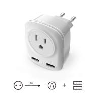 China 5V2.4A Quick Charge Adapter 12W USB Wall Charger 3 In 1 Travel Adapter for sale