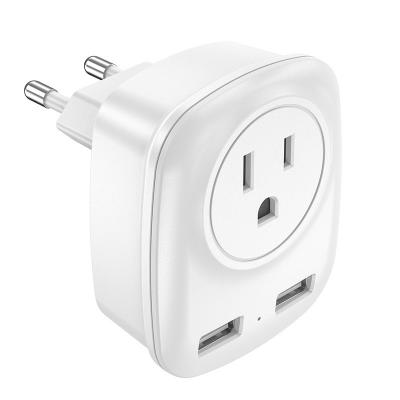 China 5V2.4A Quick Charge Adapter 12W USB Wall Charger 3 In 1 Travel Adapter for sale