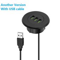 China Office Desktop Usb Charger Station Hidden 3 Ports Fast Charging Ac Adapter Usb 3.0 Usb Wall Charger Adapter for sale