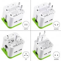 China 2 Port Foldable Fast Wall Charger Universal Adapter 5V2.4A USB Wall Mount Charger for sale