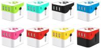 China 4 Port Foldable Fast Wall Charger CA01005 Universal Adapter Changeable Plug 20W 5V4.0A for sale