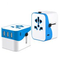 China 4 Port Foldable Fast Wall Charger CA01005 Universal Adapter Changeable Plug 20W 5V4.0A for sale