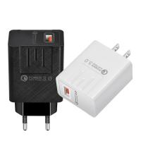 China 5V2.4Ag 30W QC 3.0 Wall Charger 2 Ports USB3.0 For Wall Traveling for sale