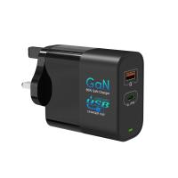 China GaN 65W PD Multiport USB C Fast Charger Laptop Power Delivery Wall Charger for sale