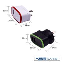 China Dual USB Fast Charging Wall Adapter 2.1Amp USB Charger Power Adapter for sale