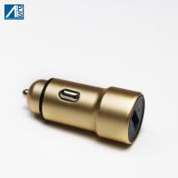 China 5V 4A Cell Phone Metal Car Charger Adapter 20W Singly Usb Port for sale