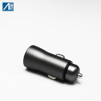 China Metal Alloy Dual USB Car Phone Charger 5V 2.4A 17.5w High Speed USB Car Charger for sale