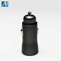 China Metal Alloy Dual USB Car Phone Charger 5V 2.4A 17.5w High Speed USB Car Charger for sale
