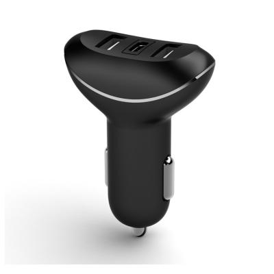 China 3 Ports Fast Charging Car Adapter for sale