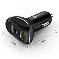 China 3 Ports Fast Charging Car Adapter for sale