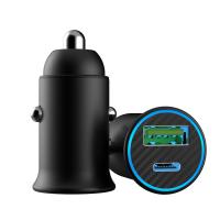 China Mini 30w Quick Charge 3.0 Car Charger for sale