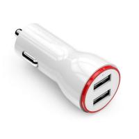 China Glowing LED 4.8A Fast Car Phone Charger USB Mini Car Charger Lighter for sale