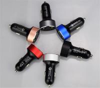 China ODM Dual USB Fast Car Phone Charger 30W High Speed DC To DC Car Charger With LED Display for sale