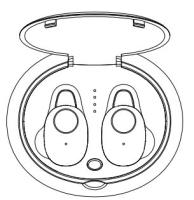 China DC 5V Plastic TWS Bluetooth Earbuds Handsfree In Ear Headphone Sportsearbuds for sale