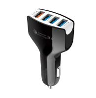 China QC 3.0 Fast Car Phone Charger , 30W Multi USB Port Car Charger for sale