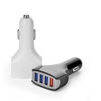 China QC 3.0 Fast Car Phone Charger , 30W Multi USB Port Car Charger for sale