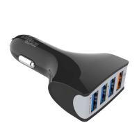 China QC 3.0 Fast Car Phone Charger , 30W Multi USB Port Car Charger for sale