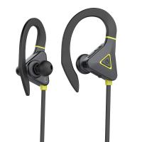 China Sweatproof Bluetooth Earhook Headphones , 12hours Wireless Sports Earphones for sale