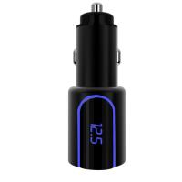 China 4.8A Fast Car Phone Charger 24W Zinc Alloy Rapid Dual USB Car Charger for sale