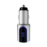China 4.8A Fast Car Phone Charger 24W Zinc Alloy Rapid Dual USB Car Charger for sale