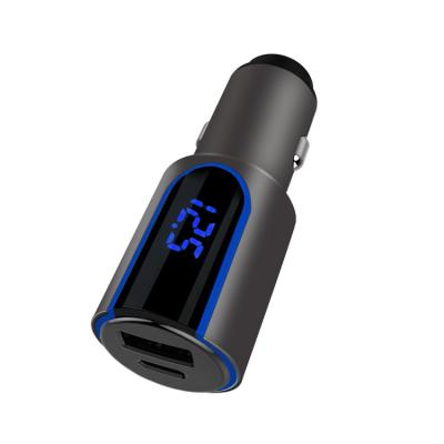 China 4.8A Fast Car Phone Charger 24W Zinc Alloy Rapid Dual USB Car Charger for sale