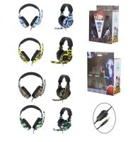 China Camouflage Gaming Headset PS4 Headset 1.2m With Noise Immunity Gamer for sale