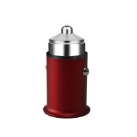China Zinc Alloy Car Charger Adapter , 5V 2.4A Car Cell Phone Charger With USB Port for sale