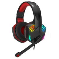 China 2m Wired Gaming Headphone , LED Gaming Headset With Microphone for sale