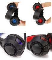 China 2m Wired Gaming Headphone , LED Gaming Headset With Microphone for sale