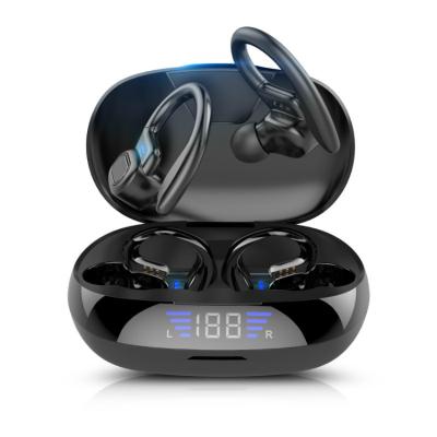 China 2600mAh TWS Bluetooth Earbuds 600hours Wireless Charging Case With Digital LED Display for sale