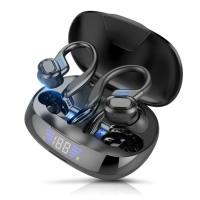 China 2600mAh TWS Bluetooth Earbuds 600hours Wireless Charging Case With Digital LED Display for sale