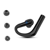China Single Earhook Earbuds Hands Free Hang Up Bluetooth 5.0 Earphones 360 Rotation for sale