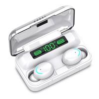 China 2200mAh TWS Bluetooth Earbuds 5.0 IPX7 Waterproof Mini Bluetooth Headsets for sale