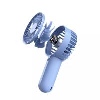 China 2000mAh 6hrs USB Handheld Fan With Rechargeable Built In Battery for sale