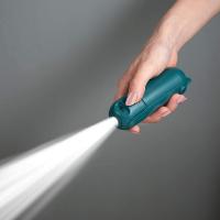 China 2000mAH Plastic Mini Pocket Fan , Folding Handheld Fan With Flashlight for sale