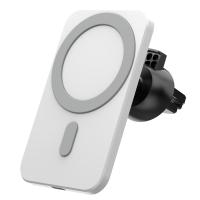 China FCC Magnetic Wireless Car Charger , 15w Air Vent Car Mount Phone Holder for sale