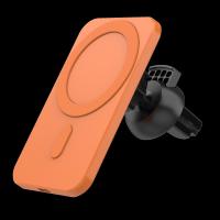China FCC Magnetic Wireless Car Charger , 15w Air Vent Car Mount Phone Holder for sale