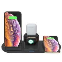 China 3 In 1 Wireless Charger Dock Station 10W 15w Qi Wireless Charging Thermostatic Cup for sale