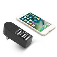 China ABS 4 Port USB HUB Splitter , 270 Degrees Rotating High Speed 3 Ports USB HUB for sale