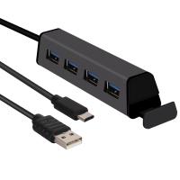 China 5Gps USB HUB Splitter Aluminium Alloy Hub USB Card Reader for sale