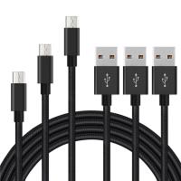 China Nylon Braided USB Charger Cable 3ft Sync Data Cable Charger Cord For Android Phone for sale