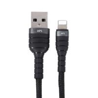 China 1.2M 2M Fast Charging USB Cable Aluminum Alloy PP Yarn Braid USB A Data Cable for sale
