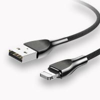 China Sync Data USB Charger Cable 2.4A 1m Nylon Braided Type C Quick Charger Cable for sale