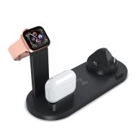 China OEM Foldable 4 In 1 Wireless Charging Stand , FCC Wireless Charging Phone Holder for sale