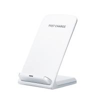 China 7.5W Vertical QI Wireless Charging Station Fast Charging Wireless Charging Stand for sale