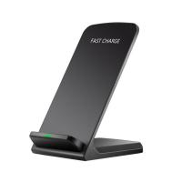 China 7.5W Vertical QI Wireless Charging Station Fast Charging Wireless Charging Stand for sale