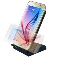 China 7.5W Vertical QI Wireless Charging Station Fast Charging Wireless Charging Stand for sale
