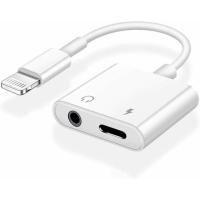 China 2 In1 Double Aux Audio To 3.5mm Earphone Splitter Adapter 65g for sale