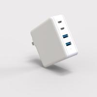China PD Compact 100W Gan Charger , USB C Wall Charger Type C Laptop for sale
